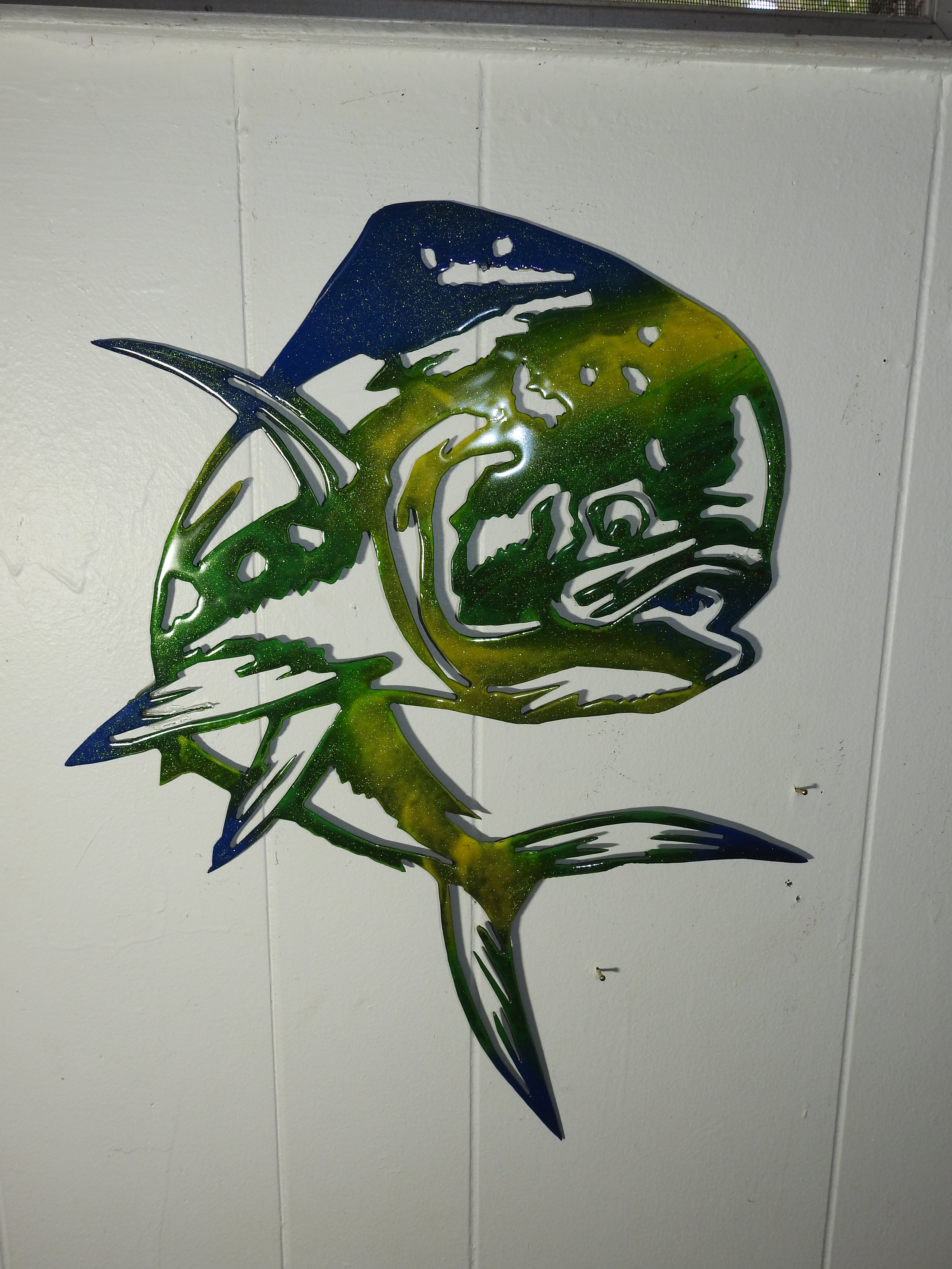 Mahi Mahi Fish Metal Wall Art | BIG ISLAND METAL DESIGN LLC